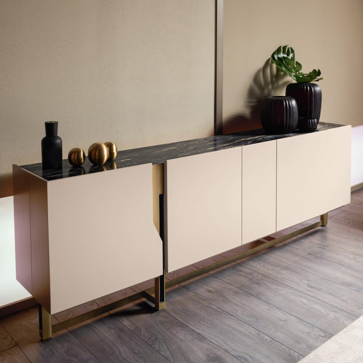 Modern Designer Lacquered Sideboard - Juliettes Interiors