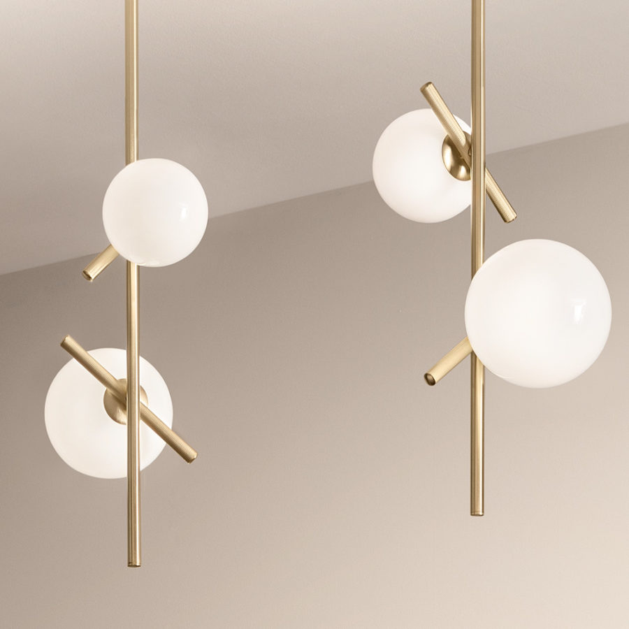 Modern Murano Glass Vertical Pendant Light - Juliettes Interiors