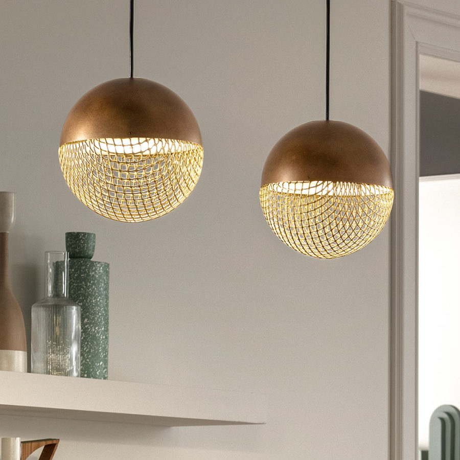 Modern Round Pendant Light - Juliettes Interiors