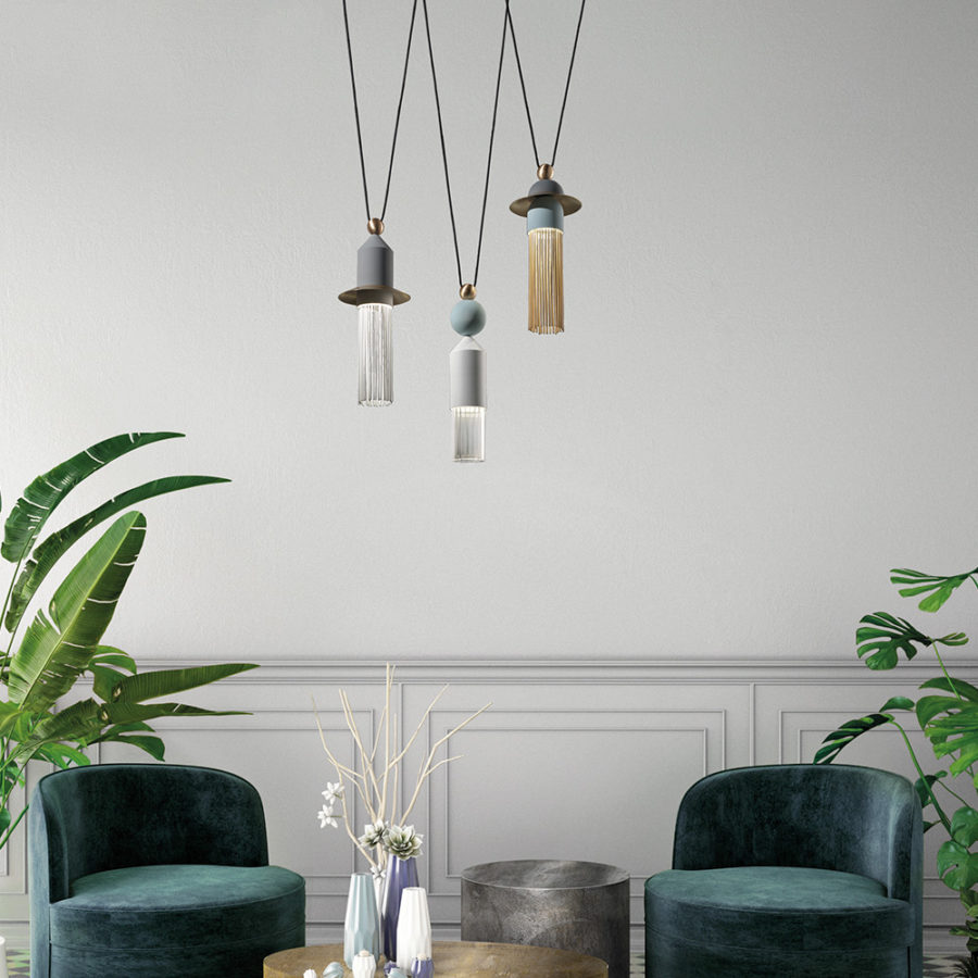 Contemporary Triple LED Pendant Light - Juliettes Interiors