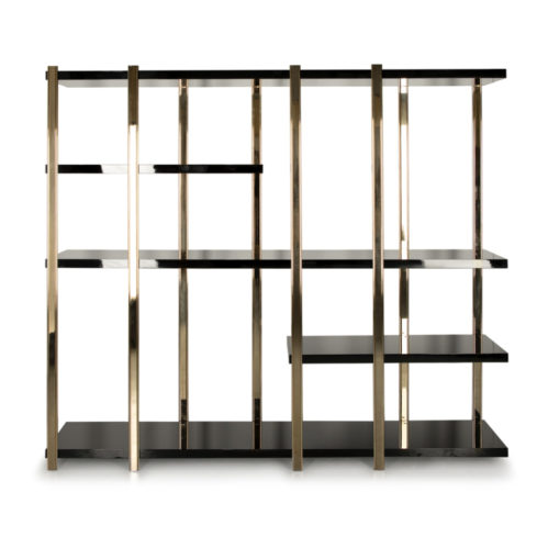 Large Contemporary Open Bookcase - Juliettes Interiors