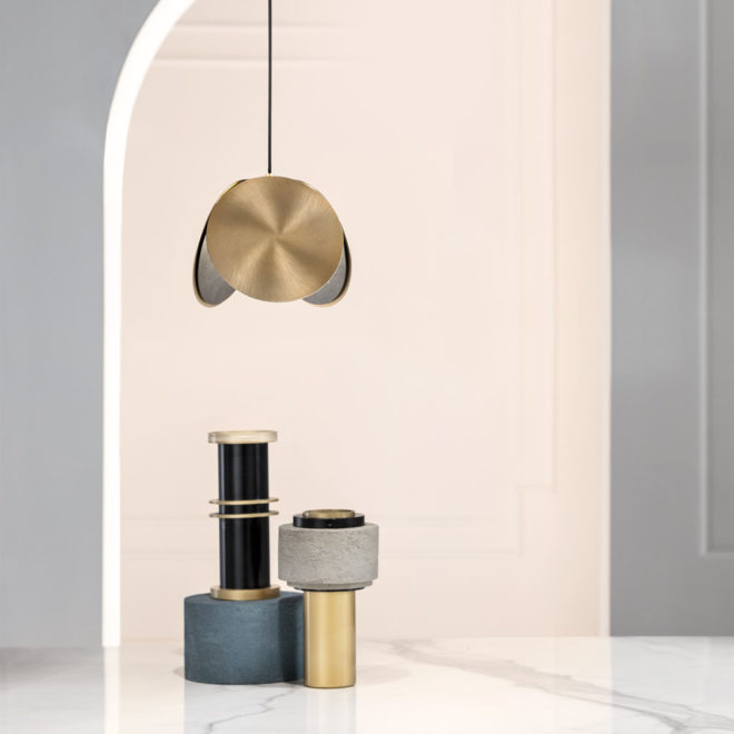 Illuminate Your Space with Contemporary Metal Disc Pendant Light