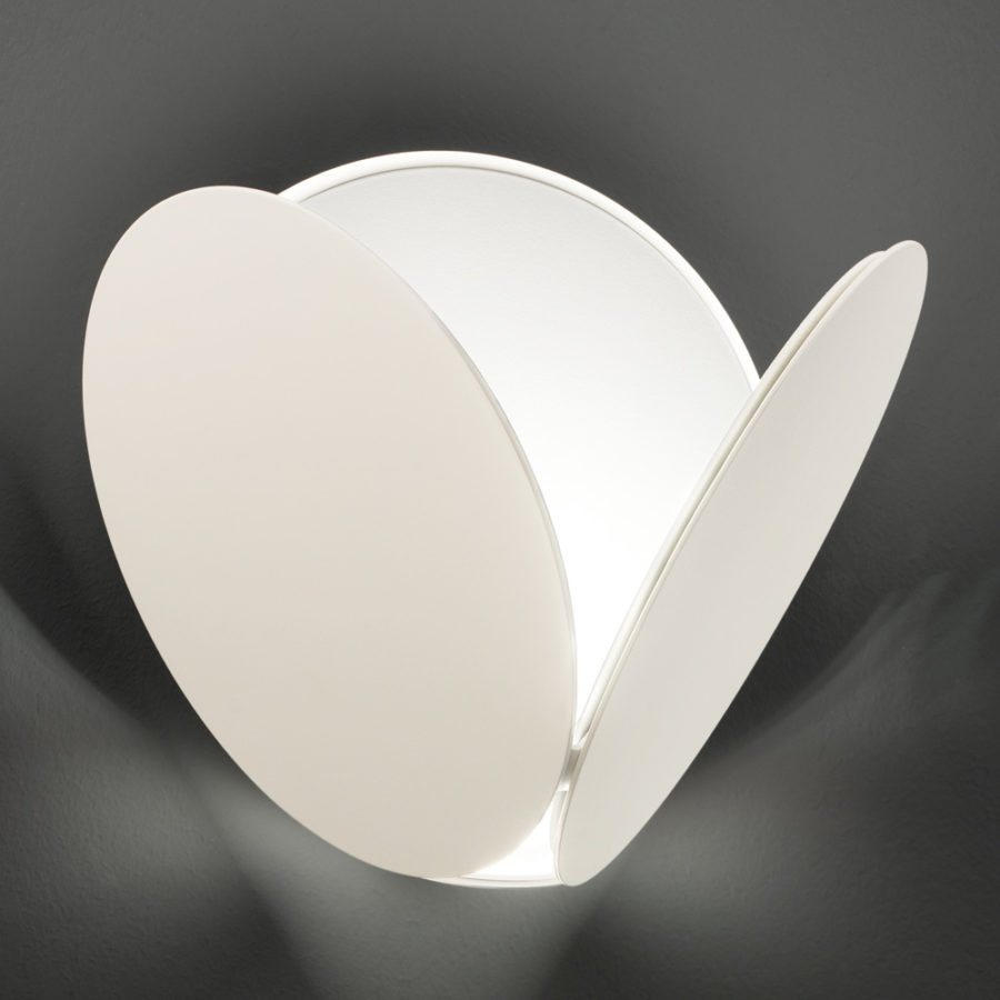 Illuminate Your Space with Contemporary Metal Disc Wall Light