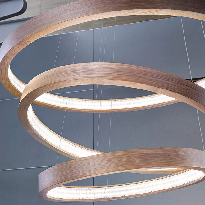 Contemporary Round Tiered Chandelier - Juliettes Interiors