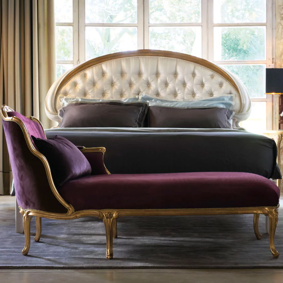 Classic Style Button Upholstered Bed - Juliettes Interiors