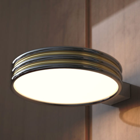 Deluxe Layered Glass Ring Wall Light - Juliettes Interiors