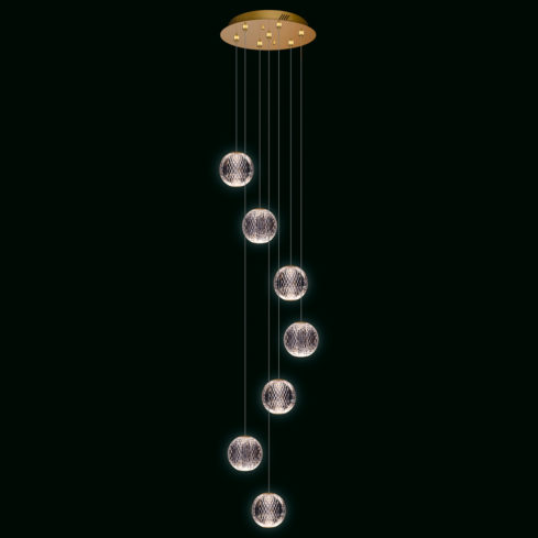 Exclusive Set of 7 Pendant Lights - Juliettes Interiors
