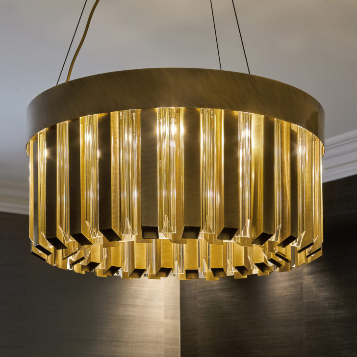 Luxurious Round Designer Chandelier - Juliettes Interiors
