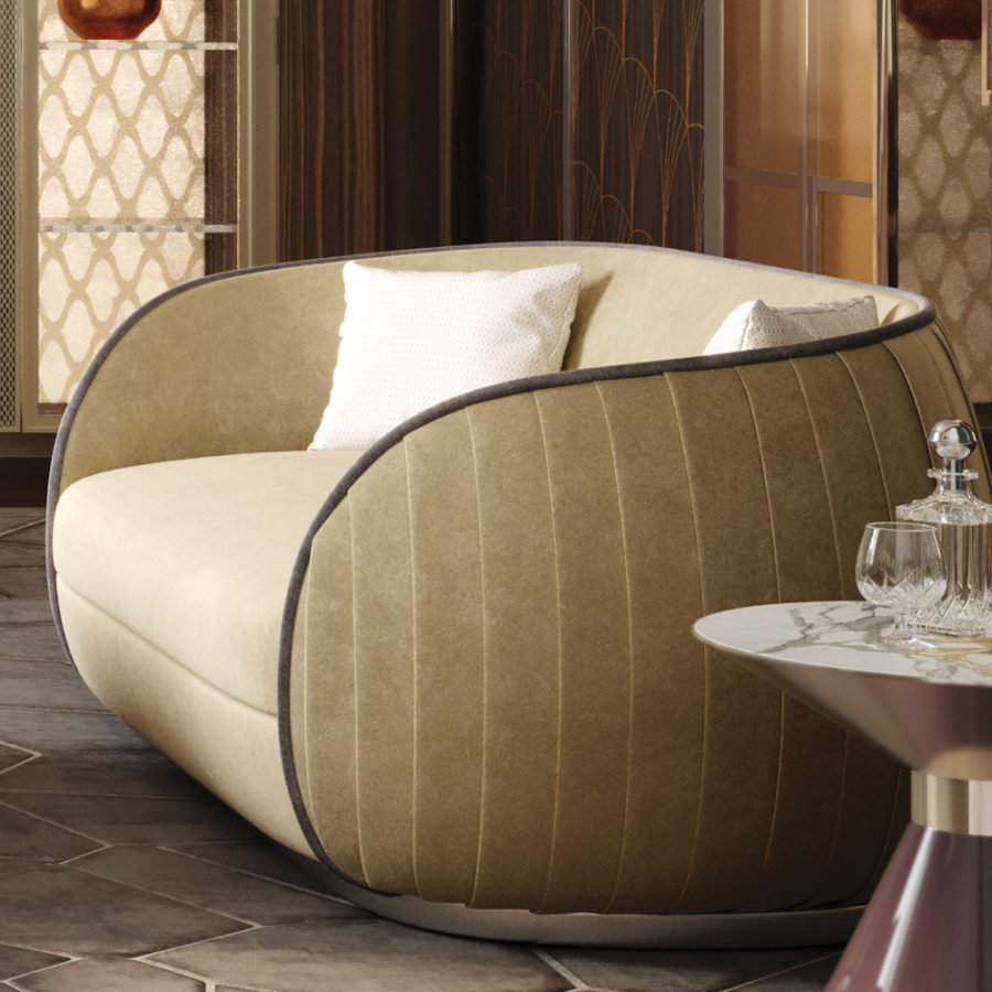 High End Two Seater Tub Sofa - Juliettes Interiors