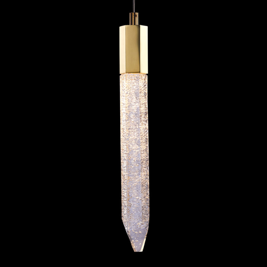 Exclusive Single Gold Pendant Light - Juliettes Interiors