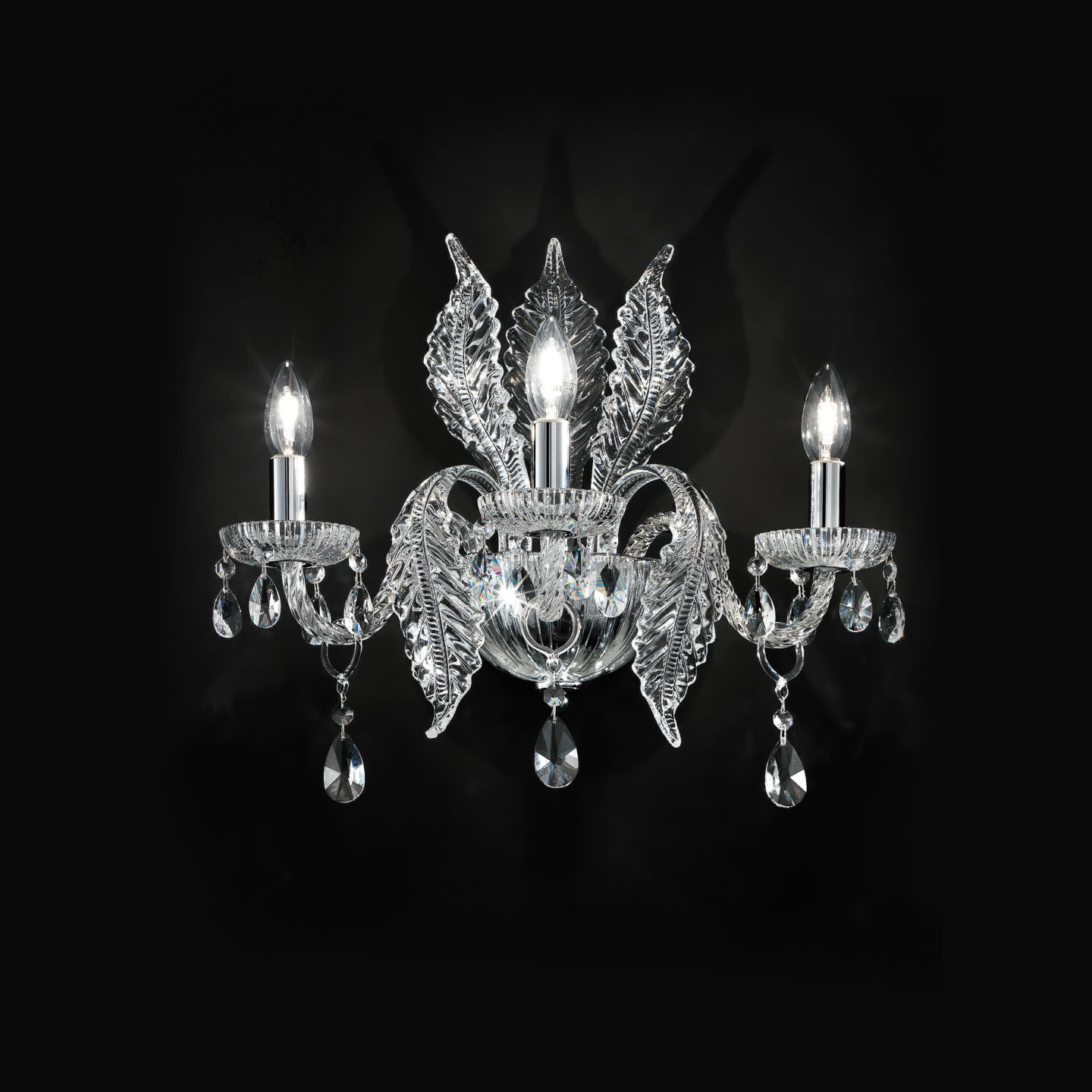 Illuminate Your Space with Luxury Acanthus Triple Glass Light