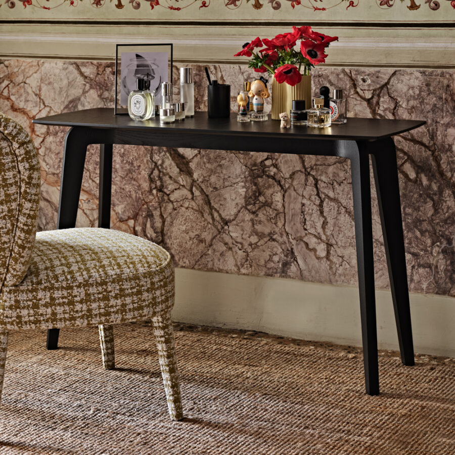 Contemporary Ash Mocha Console Table - Juliettes Interiors