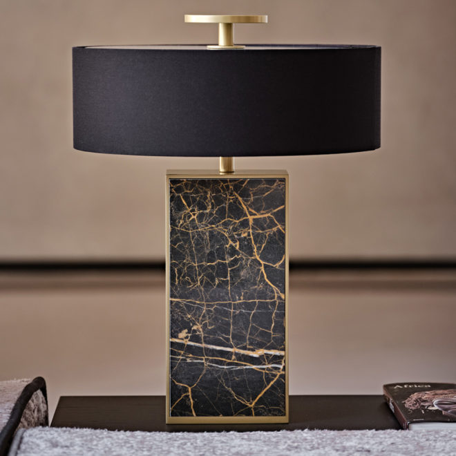 Contemporary Marble Table Lamp - Juliettes Interiors