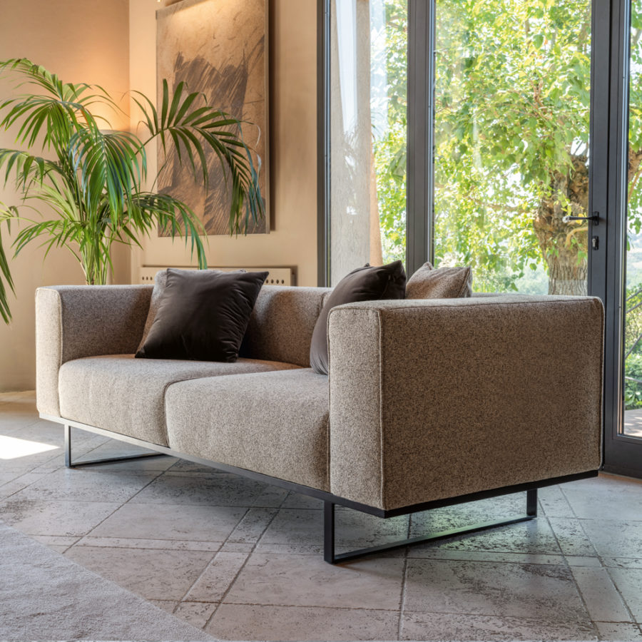 Deluxe Fabric Upholstered Sofa - Juliettes Interiors