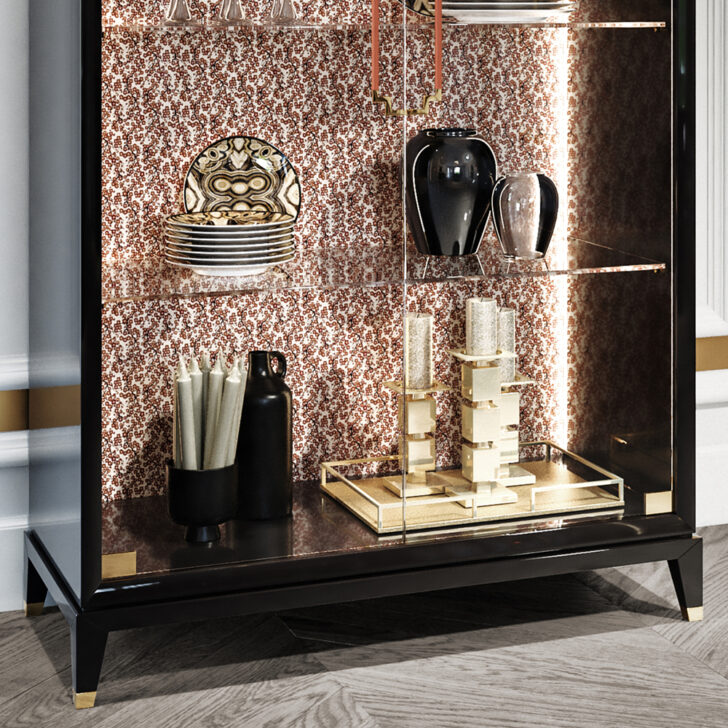 Elegant High End Glass Display Cabinet for Your Treasures