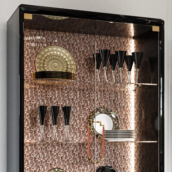Elegant High End Glass Display Cabinet for Your Treasures