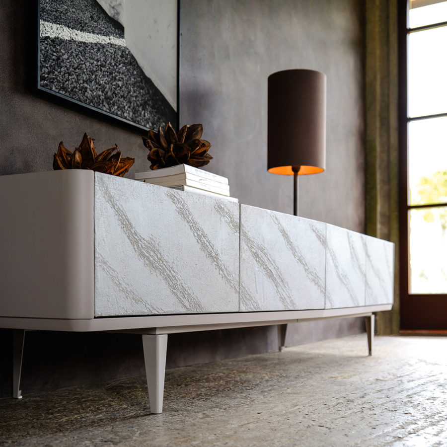 Modern Low Sideboard With Drawers - Juliettes Interiors