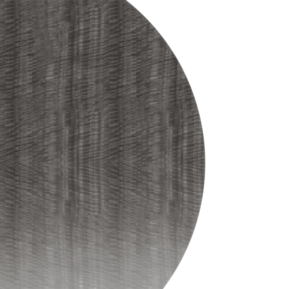 Round Modern Ribbed Veneer Dining Set - Juliettes Interiors