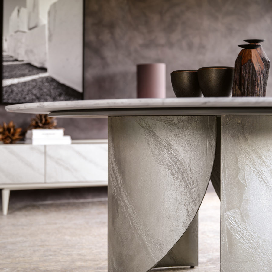 Modern Italian Marble Dining Set - Juliettes Interiors