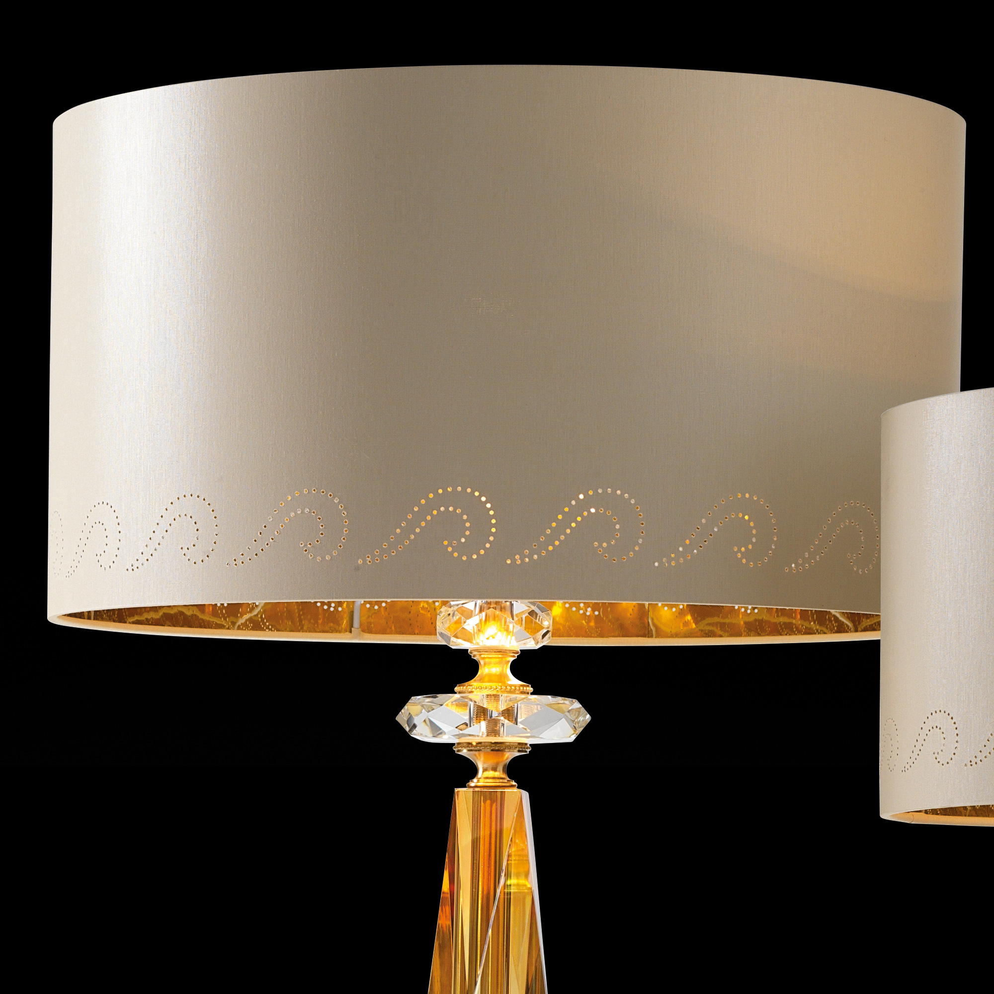 Classic Glass Table Lamp - Juliettes Interiors