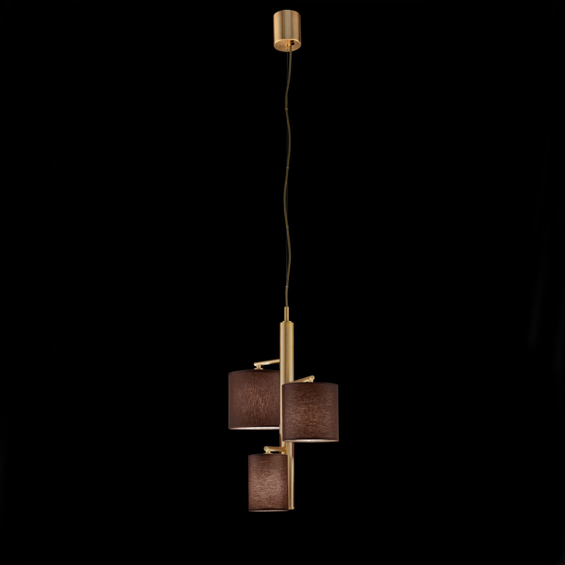 Modern Triple Pendant Light With Shades - Juliettes Interiors