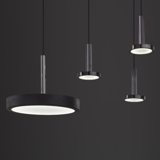 Contemporary Round Pendant Light - Juliettes Interiors