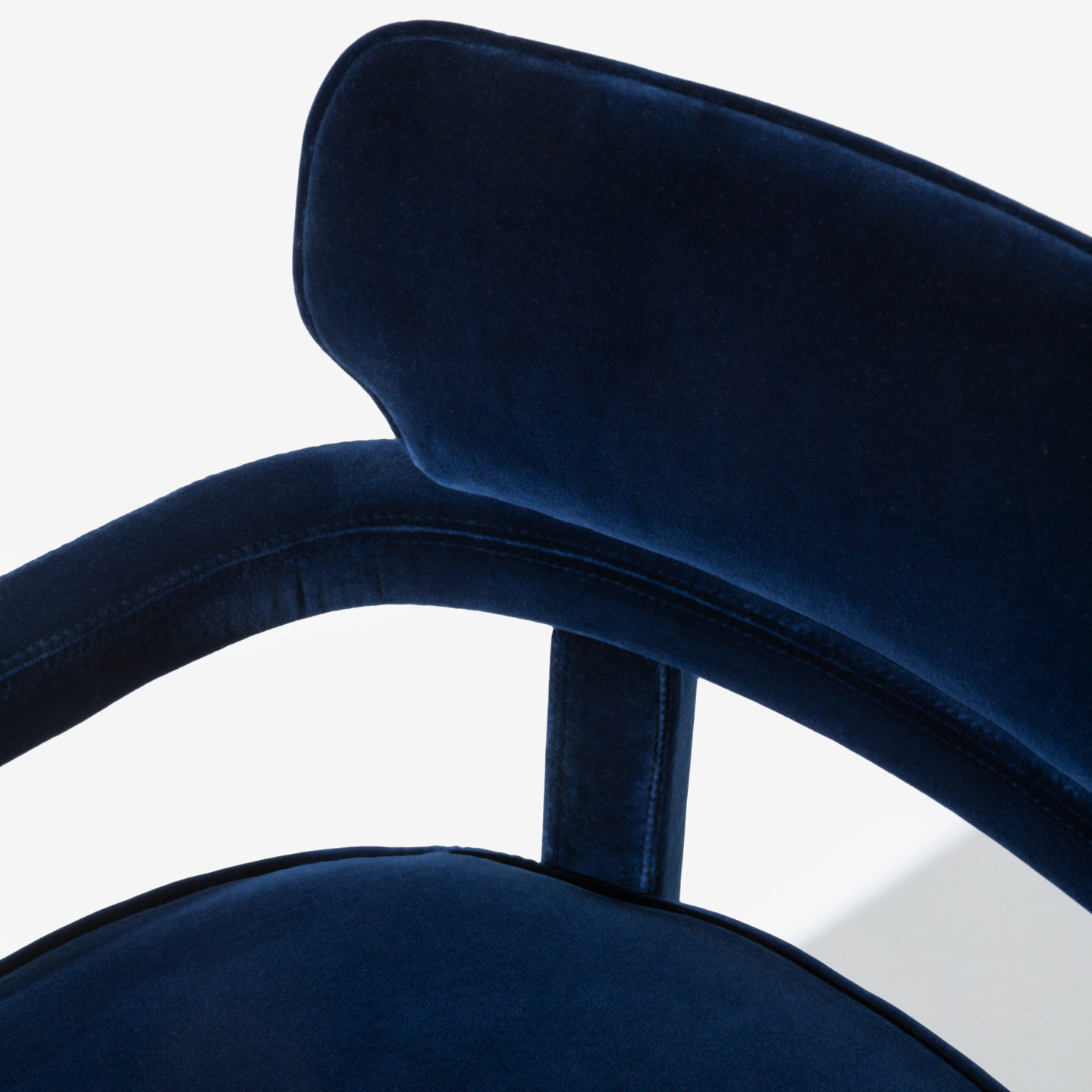 Contemporary Small Velvet Occasional Chair - Juliettes Interiors