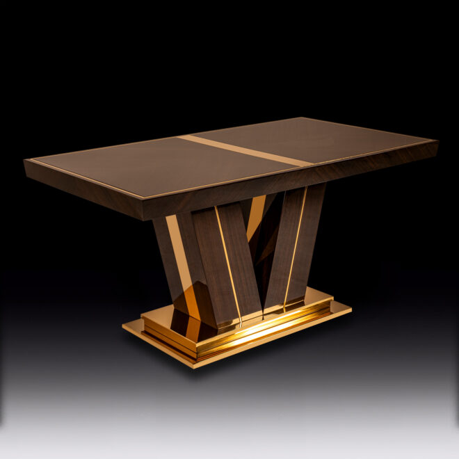 Exclusive Abstract Rectangular Designer Dining Table - Juliettes Interiors