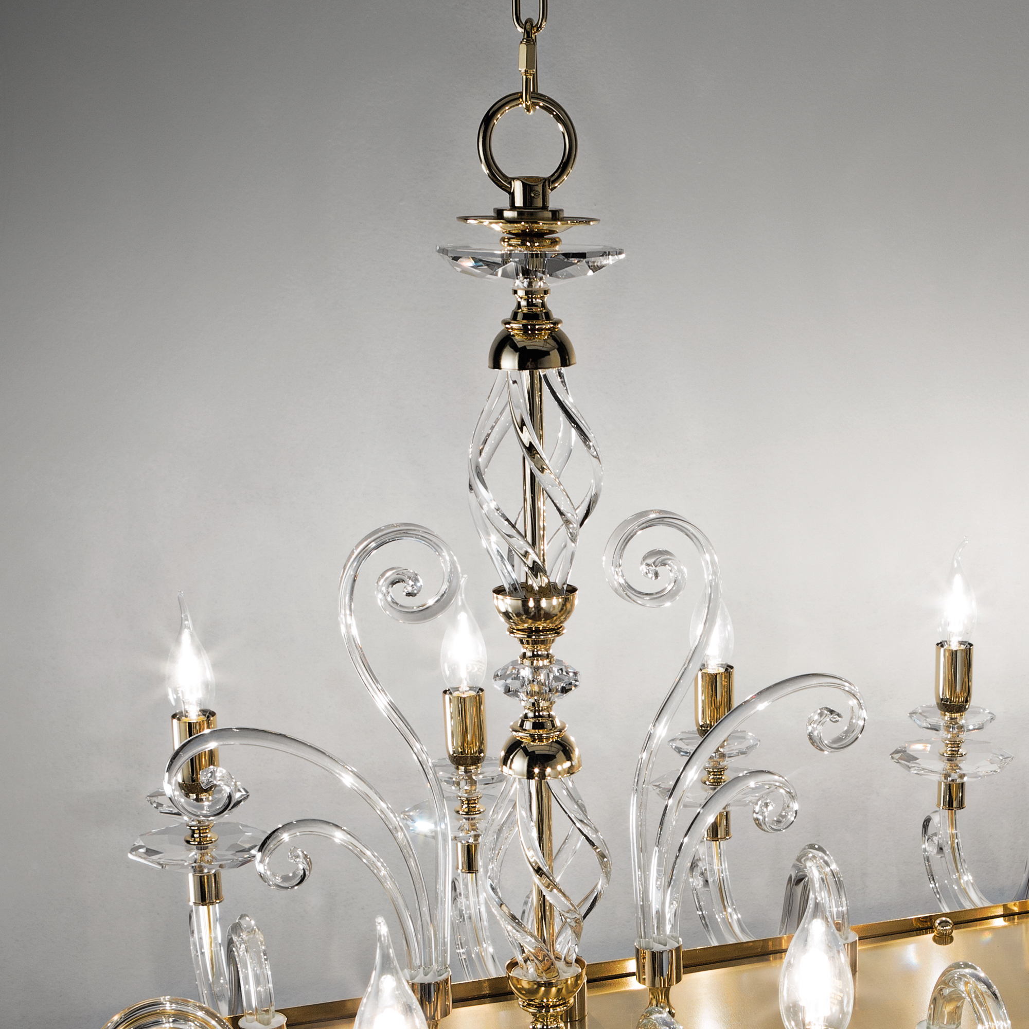 Rectangular Classic Candle Style Chandelier - Juliettes Interiors