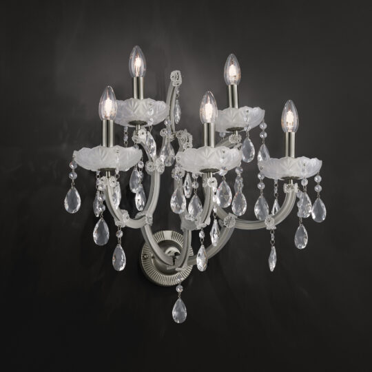 Satin Glass Classic Style Wall Light - Juliettes Interiors