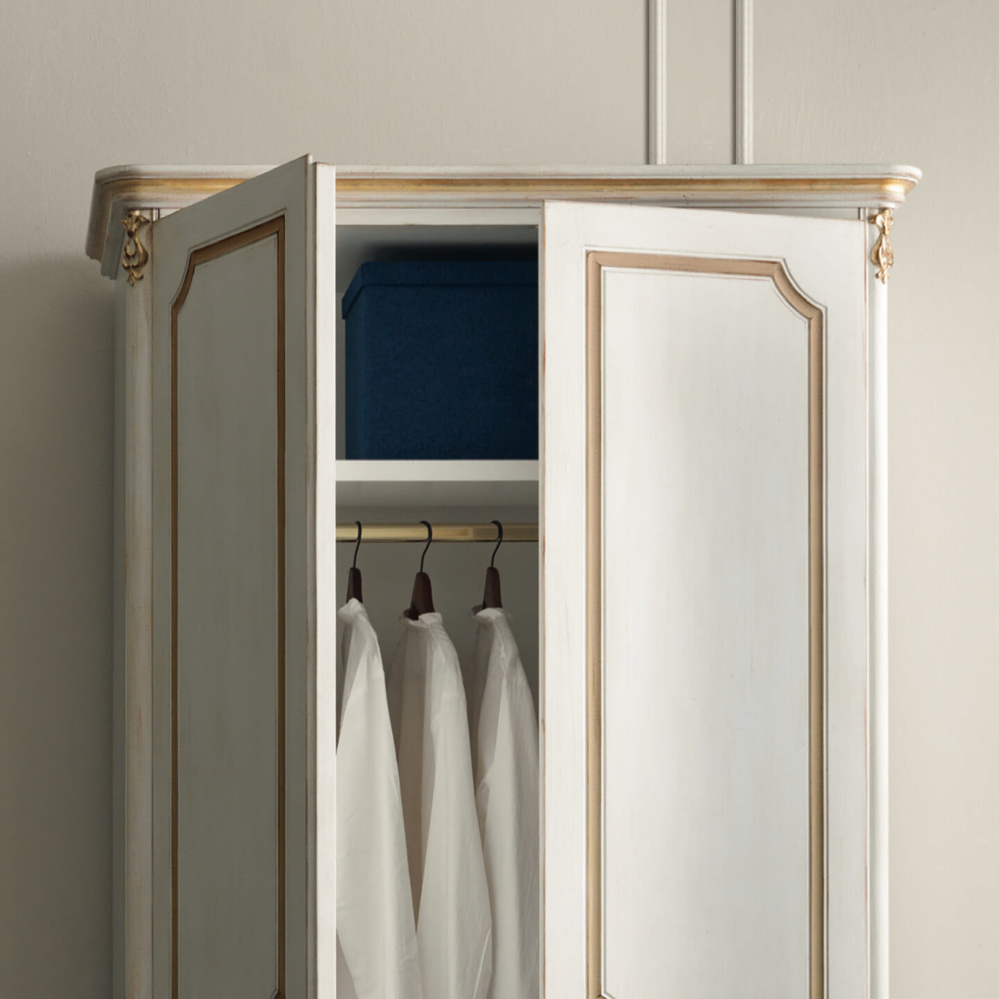 Narrow Classic Style Wardrobe - Juliettes Interiors