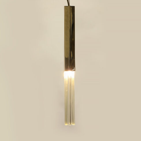 Slim Glass Drop Pendant Light - Juliettes Interiors