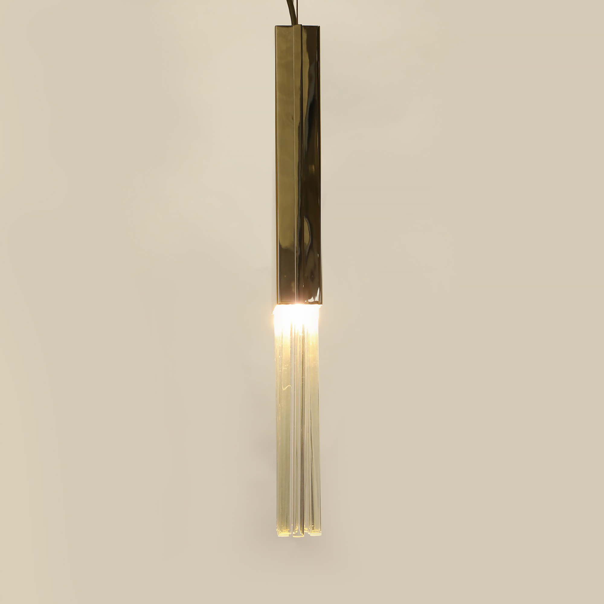 Slim Glass Drop Pendant Light - Juliettes Interiors