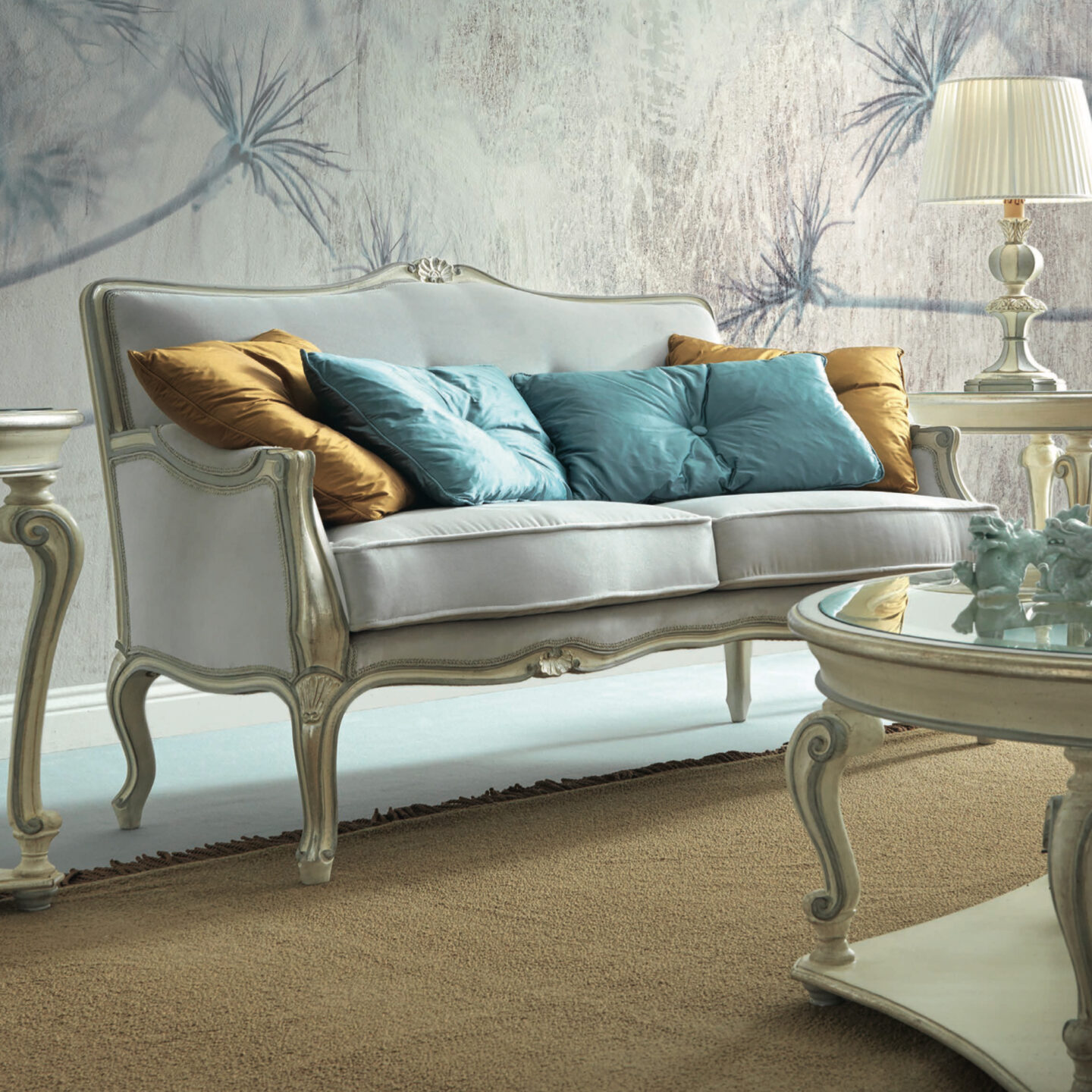 High End Rococo Style Sofa - Juliettes Interiors