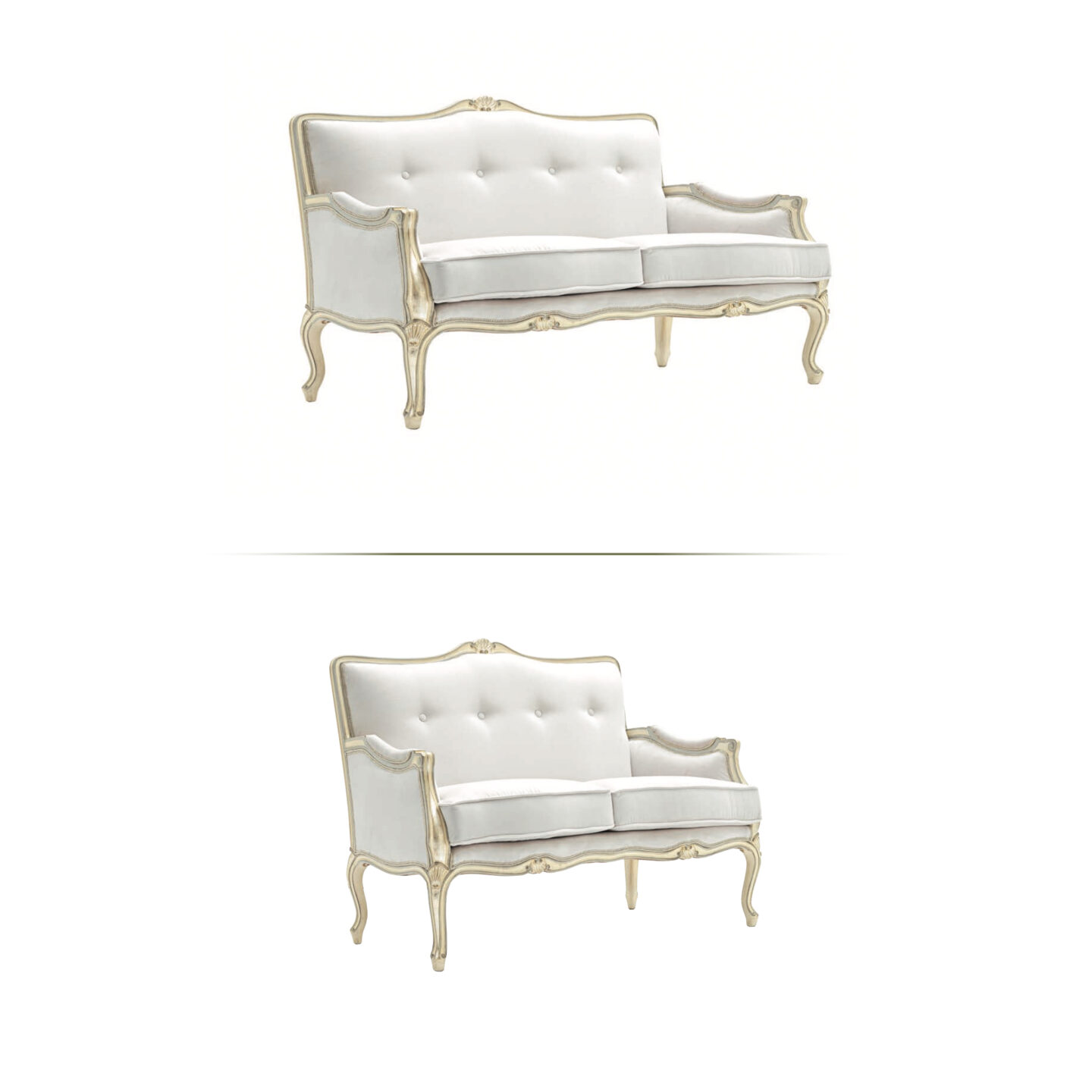 High End Rococo Style Sofa - Juliettes Interiors