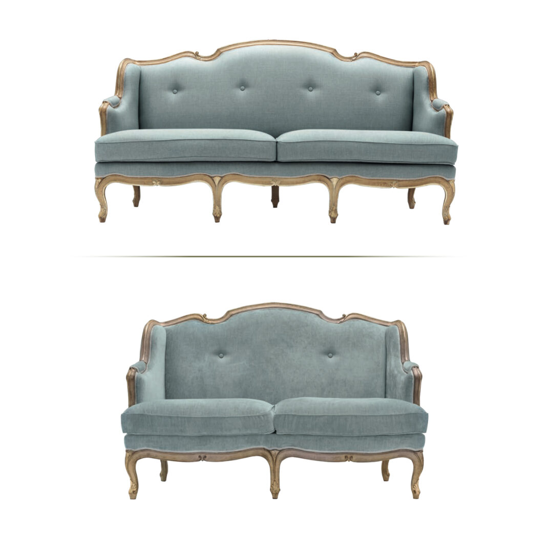 Rococo Style Sofa - Juliettes Interiors