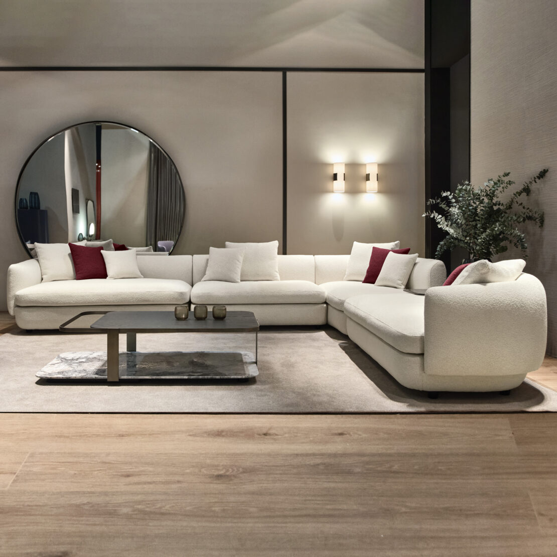 Large Modular Contemporary Corner Sofa - Juliettes Interiors