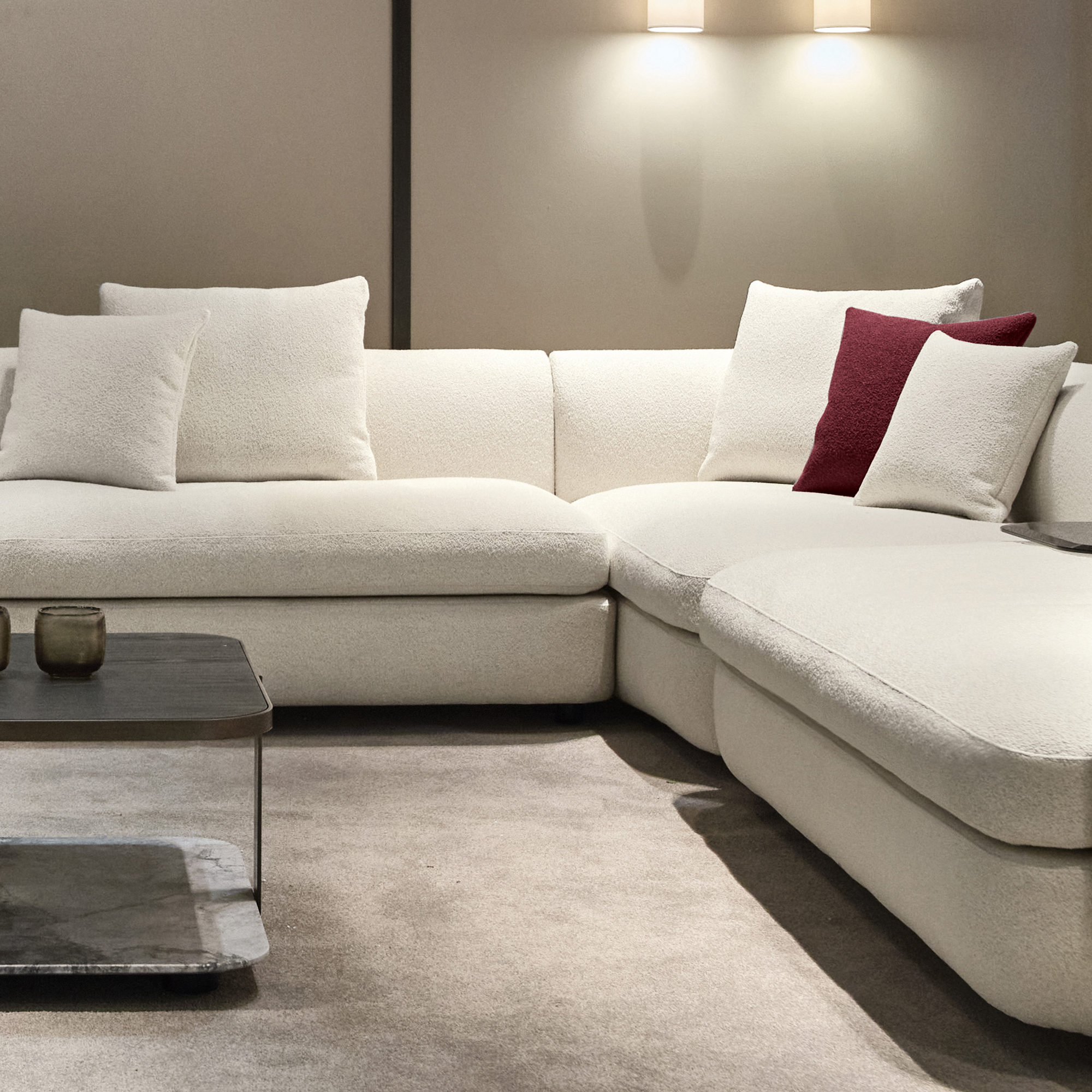Large Modular Contemporary Corner Sofa - Juliettes Interiors