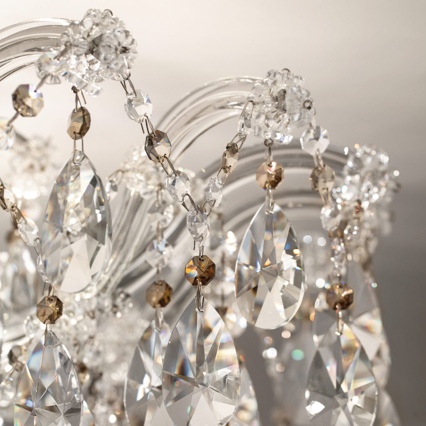 Round Crystal Ceiling Light - Juliettes Interiors