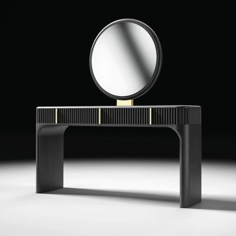 Contemporary Veneered Dressing Table - Juliettes Interiors