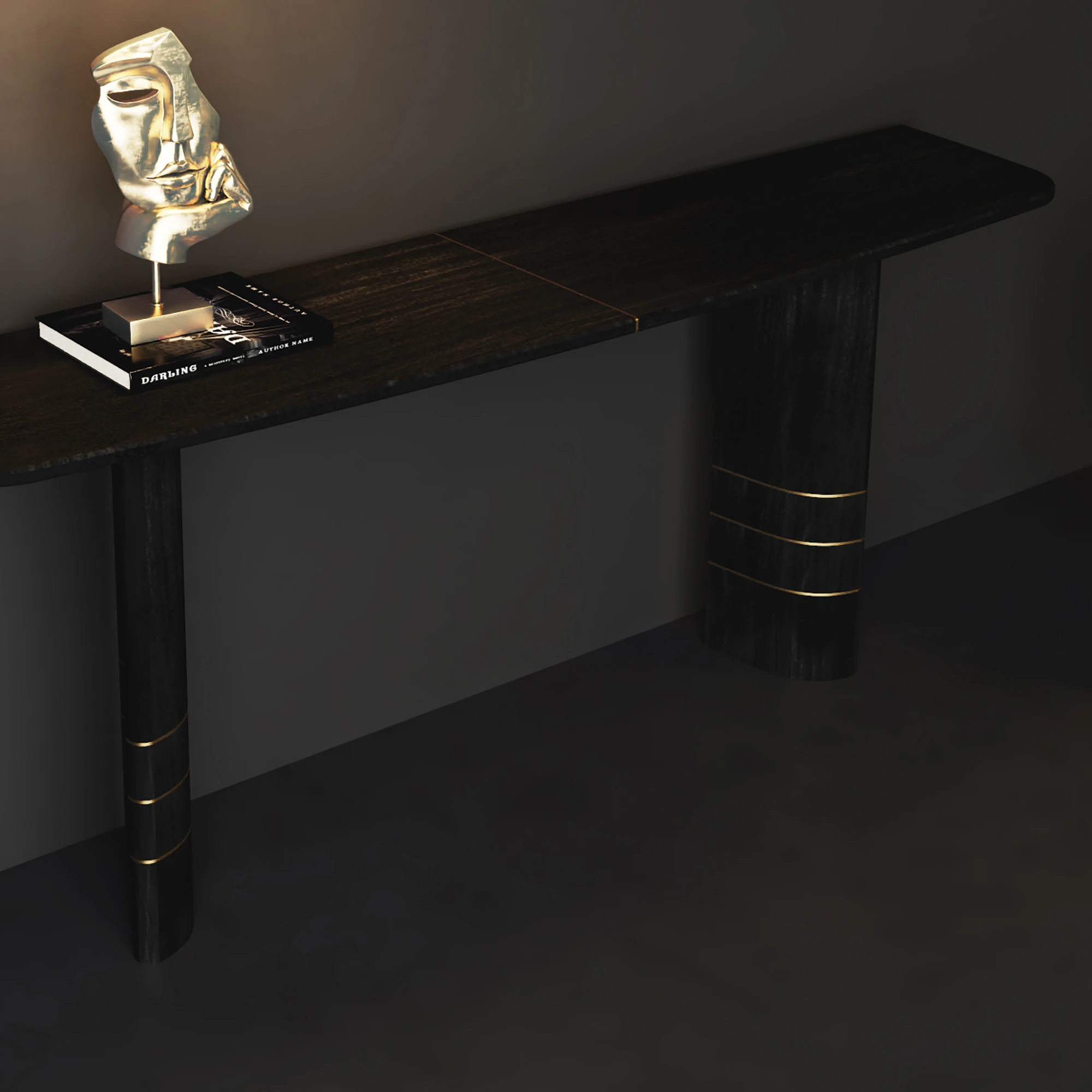 Wall Mounted Contemporary Console Table - Juliettes Interiors
