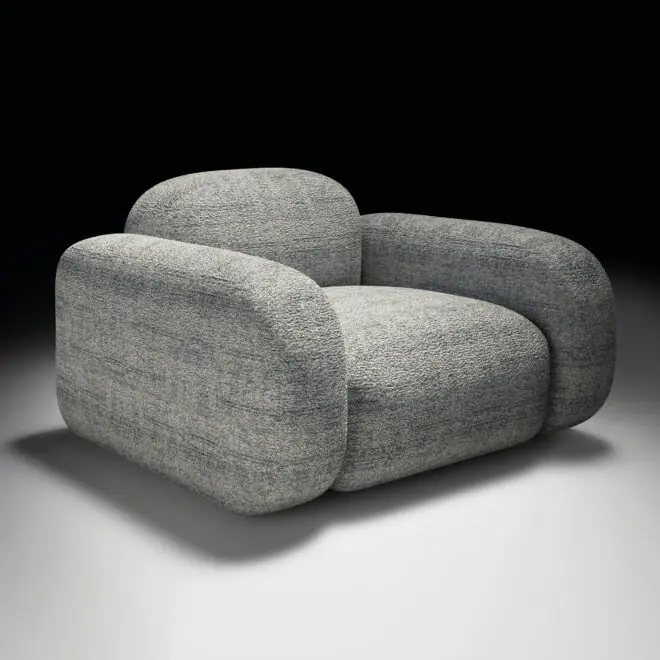 Contemporary Italian Armchair - Juliettes Interiors